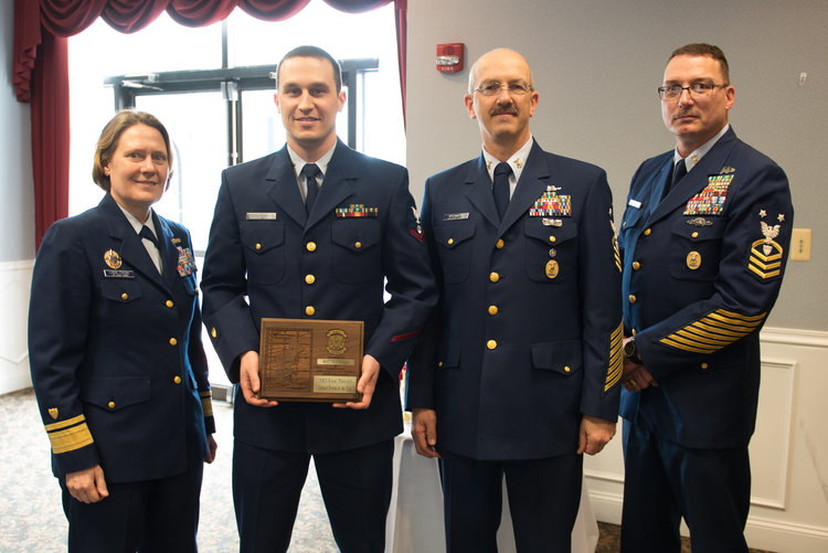Coast Guard leaders and crew honor top enlisted members during ceremony ...