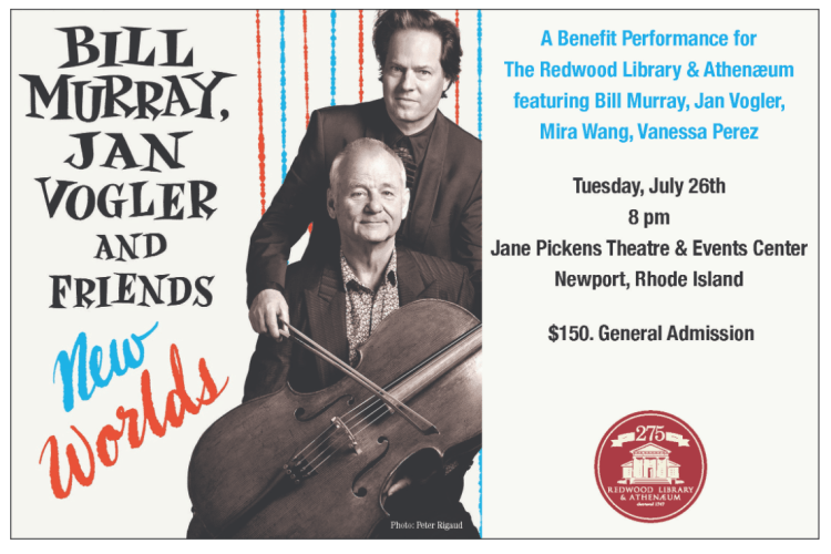 Bill Murray is coming to Newport to play a benefit concert for the ...