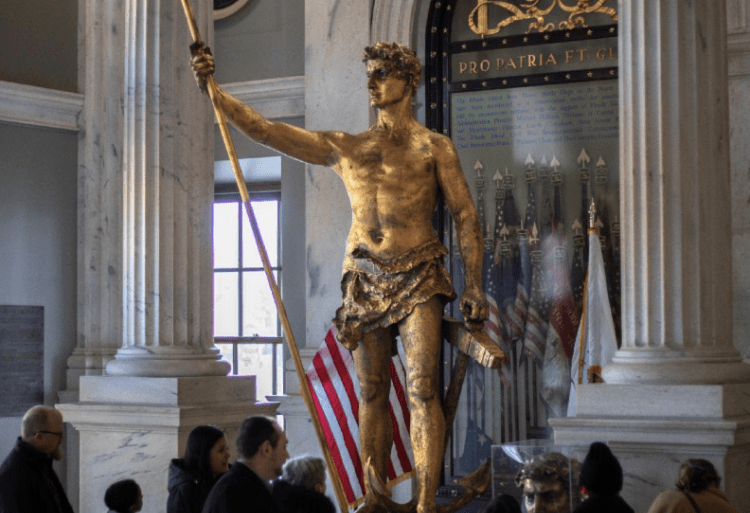 A Historic Homecoming: Independent Man Statue Returns for Rhode Island ...