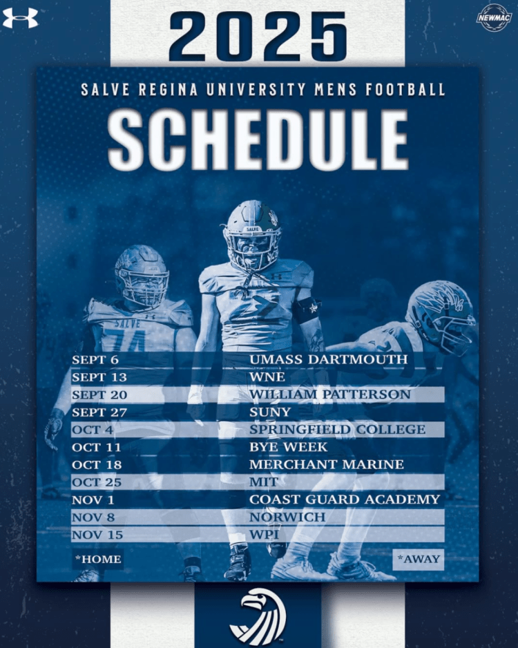Salve Regina University Football Schedule 2025 - Newport Buzz