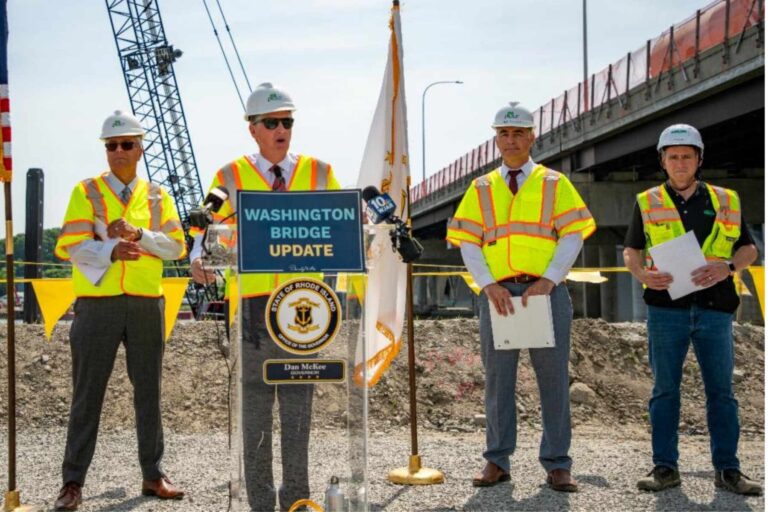 The Wait Is Over: New Washington Bridge Starts Rising as Crews Begin ...